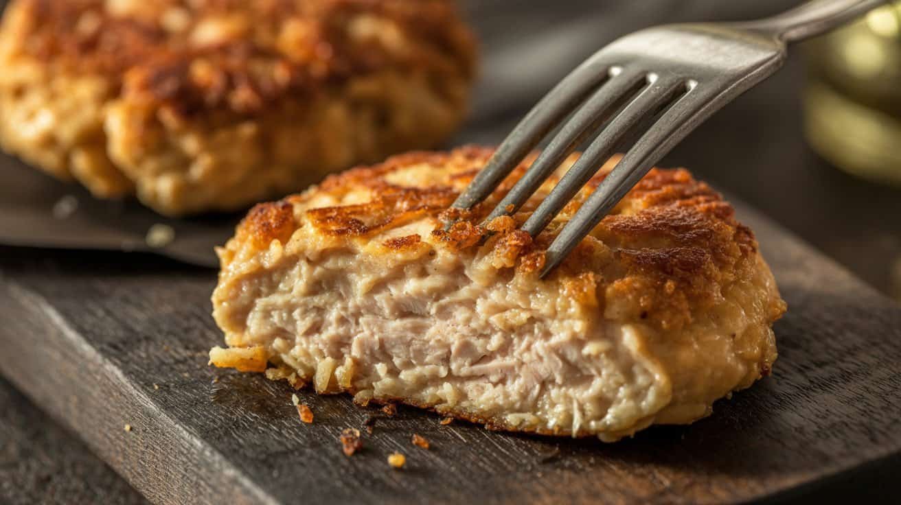 Crispy Keto Chicken Patties Recipe - cleaneatshub.com